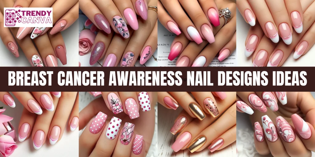 60+ Stunning Breast Cancer Awareness Nail Designs Ideas (2025) - Trendy ...