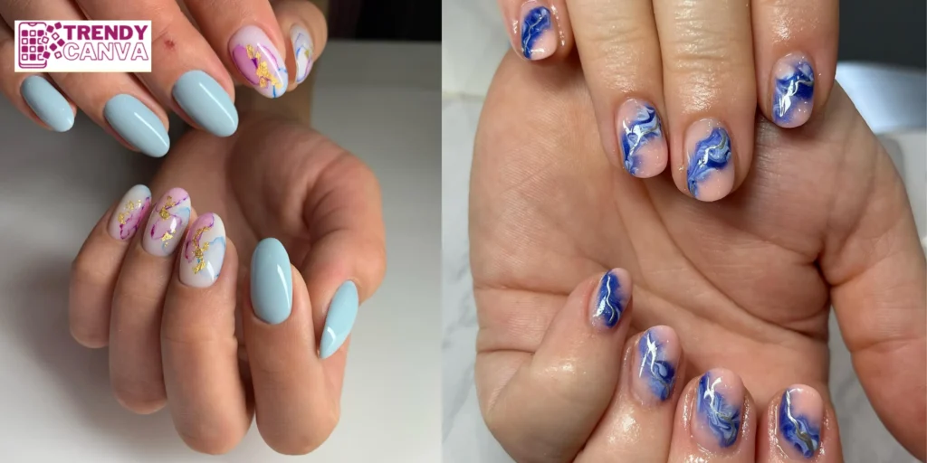 30 Stunning Baby Blue Nail Designs for Every Occasion - Trendy Canva